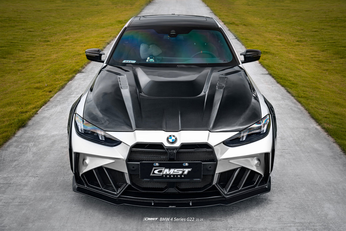 BMW 4 Series M440 430 G22 G23 G26 2020-ON Aftermarket Parts - CMST Hood ...