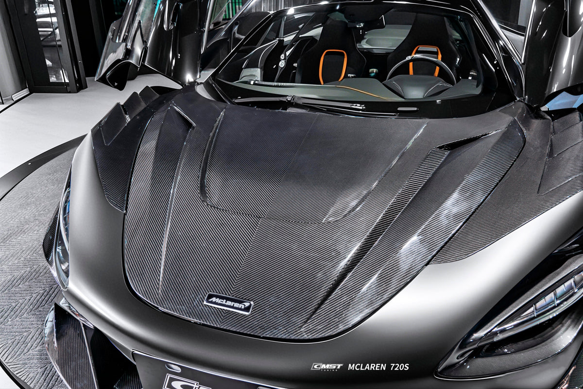 McLaren 720S & 750S & 765LT Aftermarket Parts - CMST Tuning Hood Carbon ...