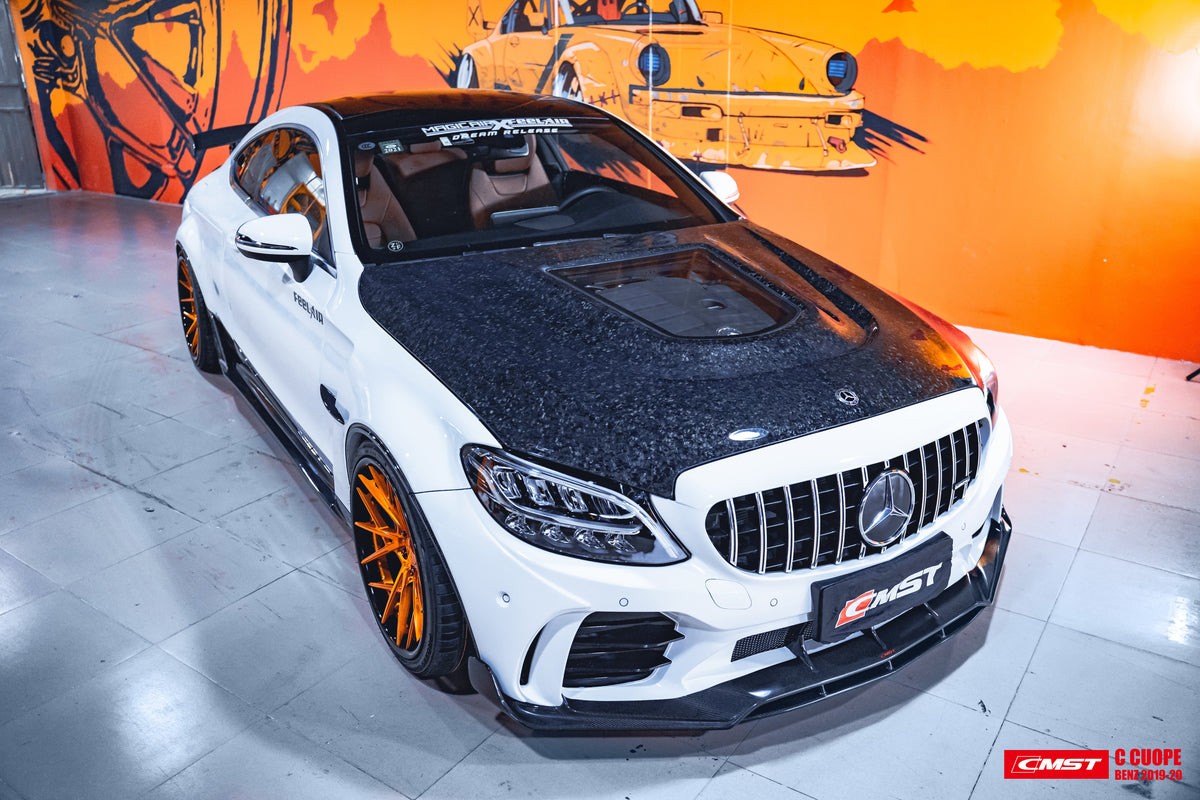 Benz C43 AMG C300 W205 Aftermarket Parts CMST Tuning Fender & Wheel ...