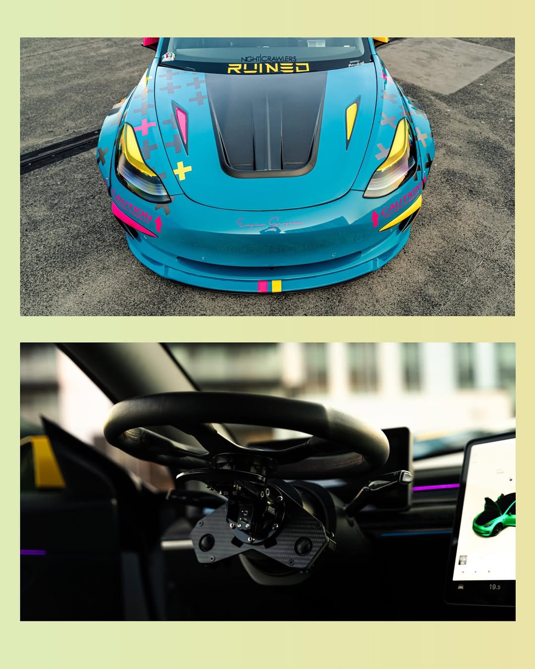 Tesla Model 3 Performance/Base Aftermarket Parts CMST Tuning Hood ...