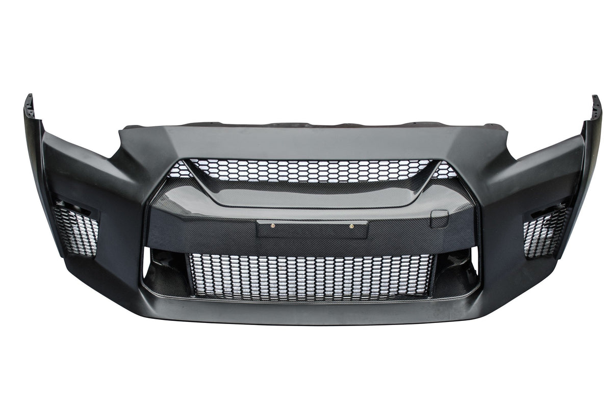 CMST Tuning Carbon Fiber Stage 1 Front Bumper & Lip for Nissan GTR GT-