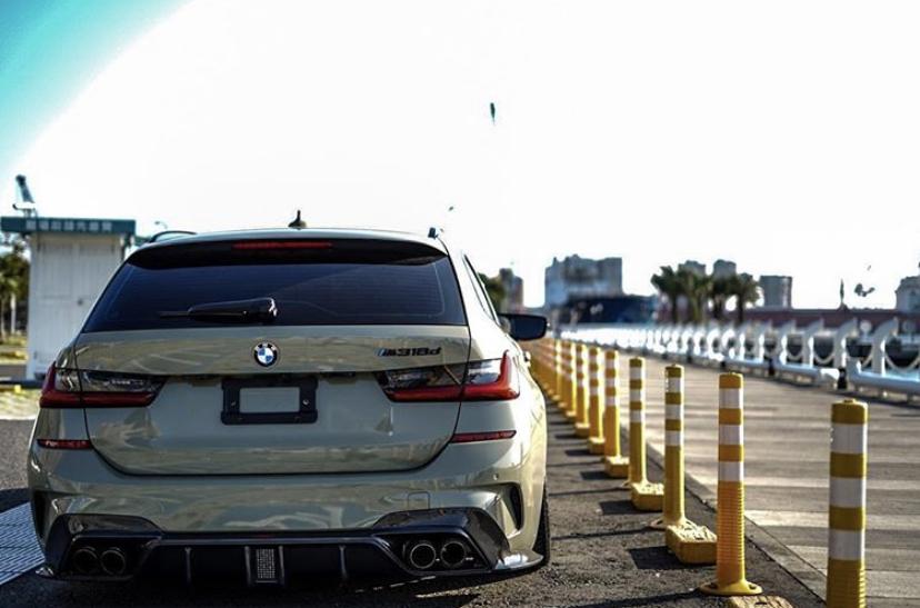 CMST Tuning Carbon Fiber Rear Diffuser for BMW 3 Series G20 G21 M340i