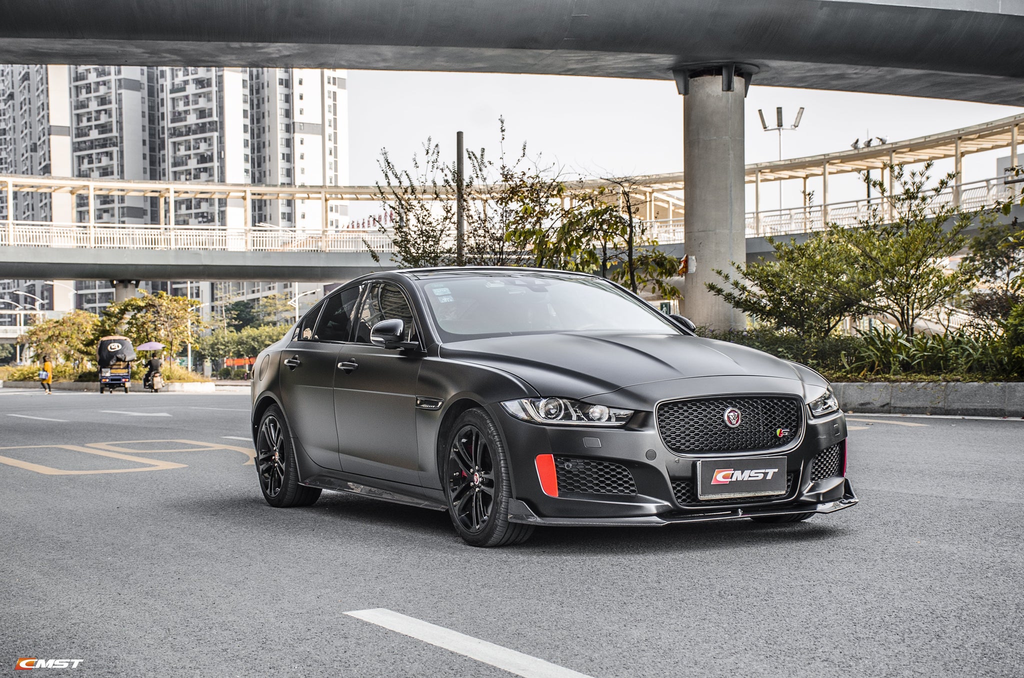 CMST Carbon Fiber Front Lip for Jaguar XE 2016 ON CMST Tuning