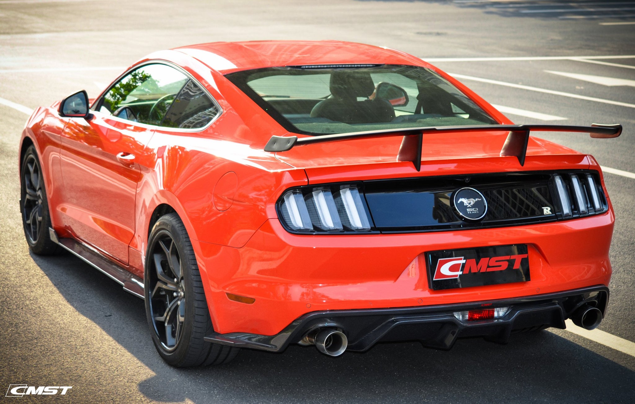 CMST Tuning Carbon Fiber Rear Spoiler Ver.1 for Ford Mustang S550 2015