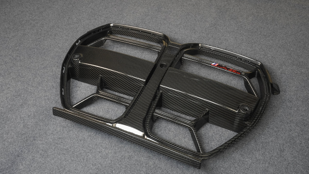 TAKD Carbon Fiber Front Grill CSL Style for BMW M3 G80 & M4 G82 G83 ...