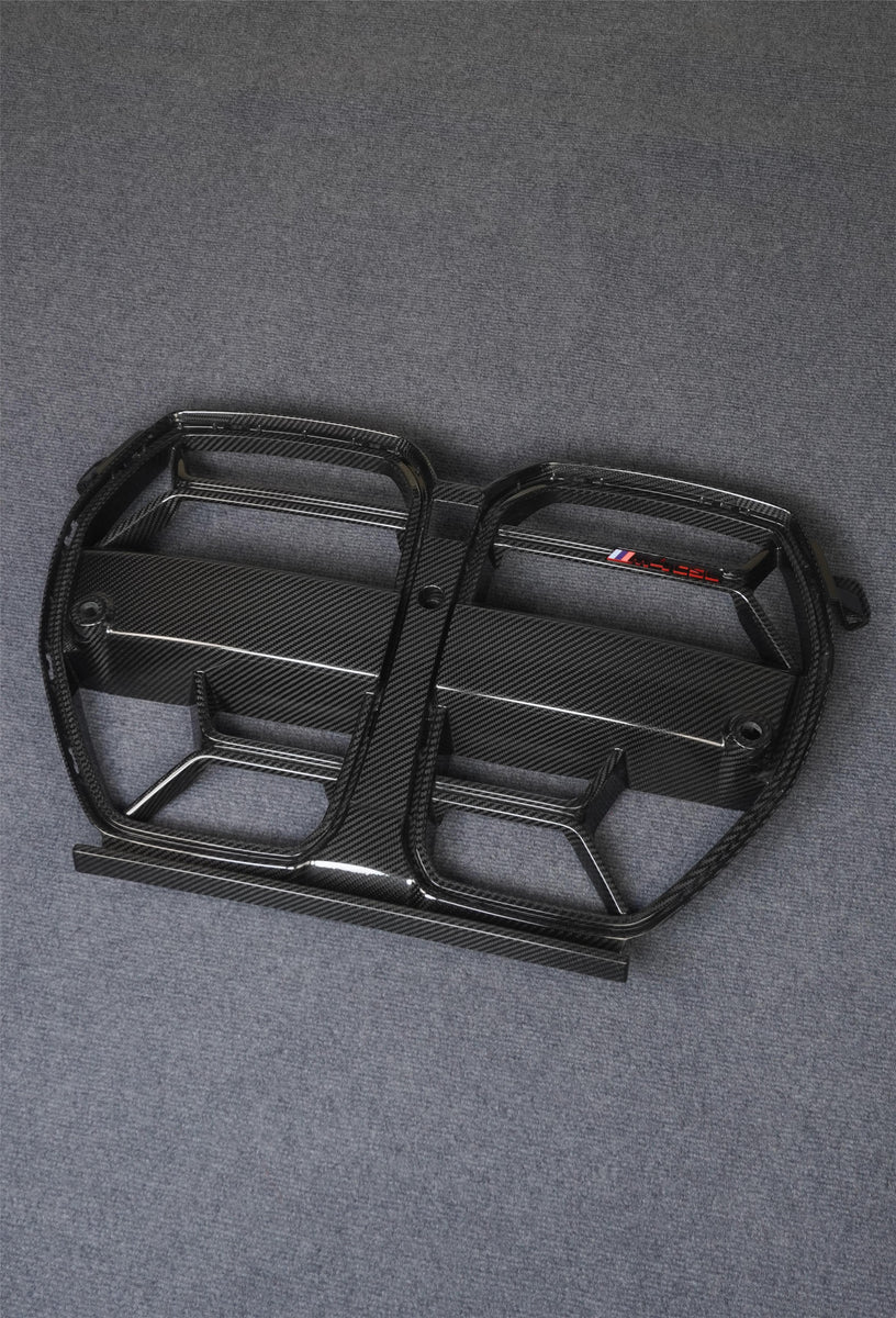 TAKD Carbon Fiber Front Grill CSL Style for BMW M3 G80 & M4 G82 G83 ...